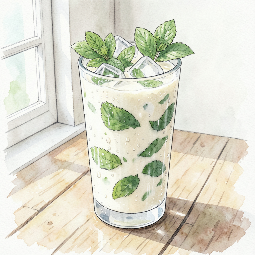 Mint Milk Recipe: Refreshing Summer Drink with Fresh Mint Flavor - Dop ...